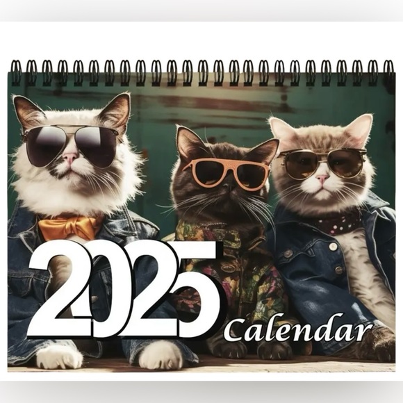 Office | 225 Hipster Cats Wall Calendar | Poshmark